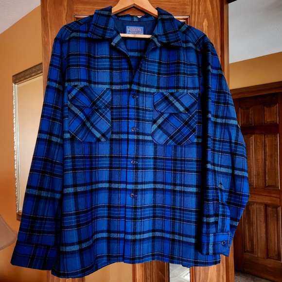 Pendleton | Jackets & Coats | Mens 0 Virgin Wool Americanmade Pendleton Shirt Jacket Size Xl ...